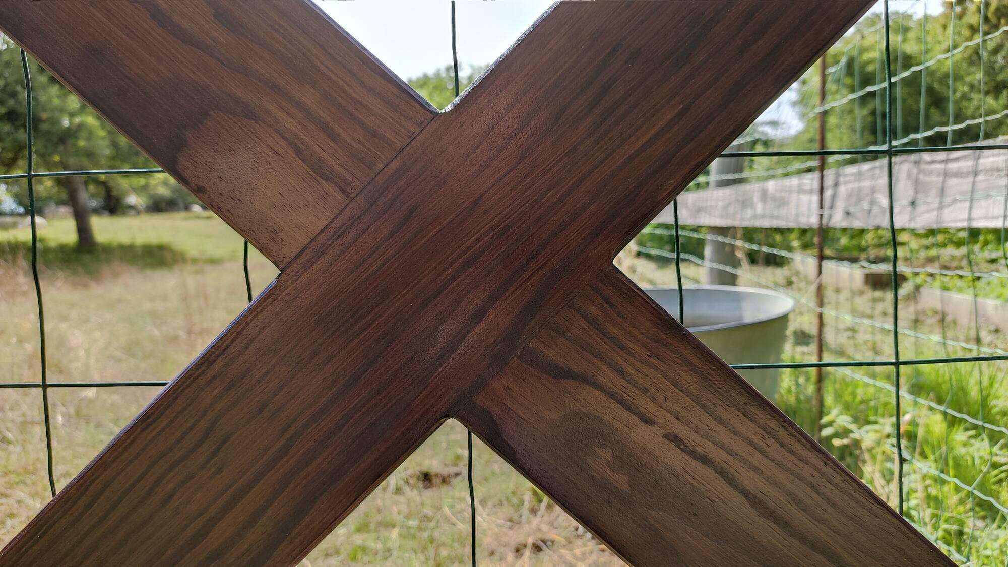 Portillon de jardin en croisillon sur mesure à Colonard Corubert (61 ...